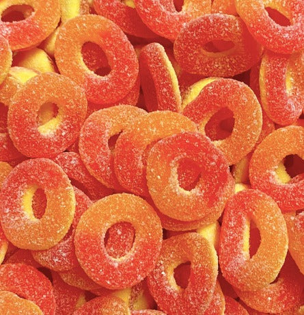 Fizzy Peach Rings 🍑 – The GF Lolly Co.